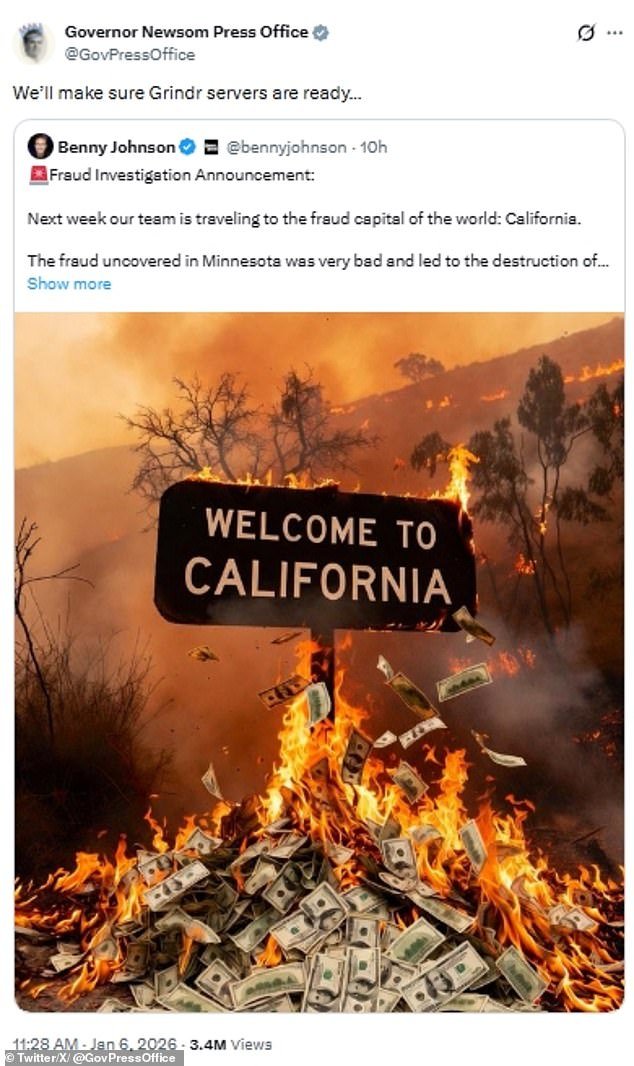 Gavin Newsom criticado por comentario de Grindr dirigido al influencer ...